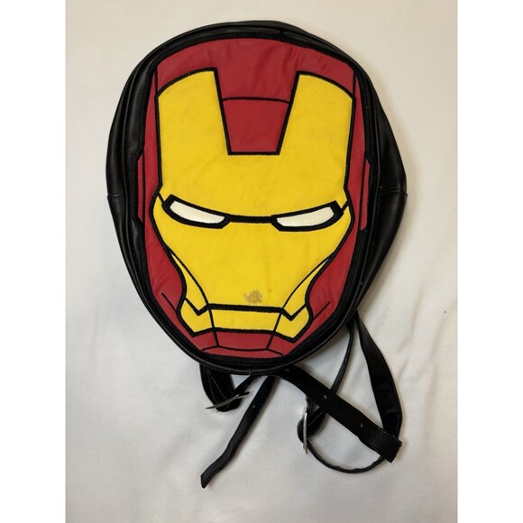 Marvel | Accessories | Marvel Iron Man Leather Backpack Logo Small Size ...